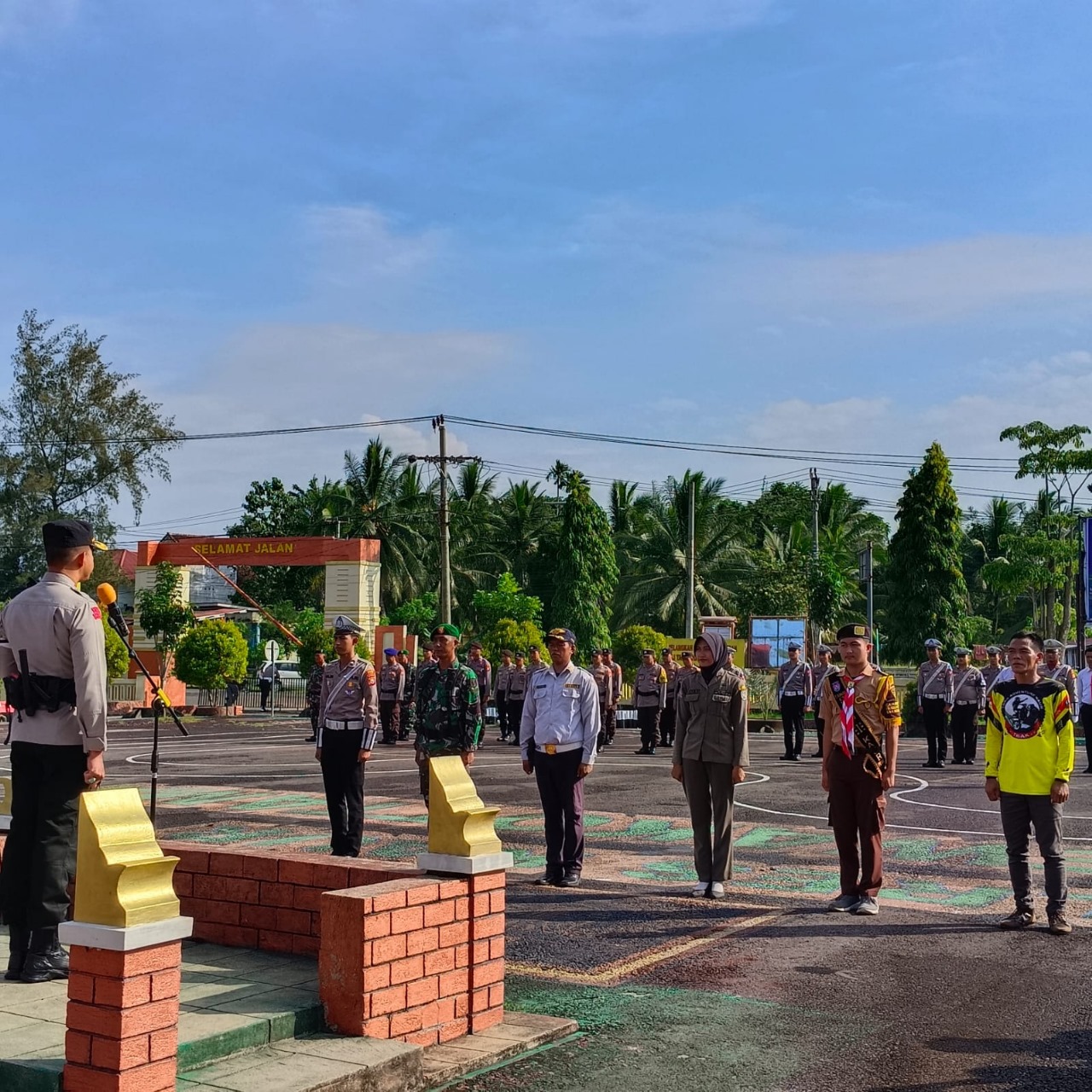 Polres Kaur Gelar Pasukan Operasi Keselamatan Lalu Lintas 2024 - Jejak Keadilan